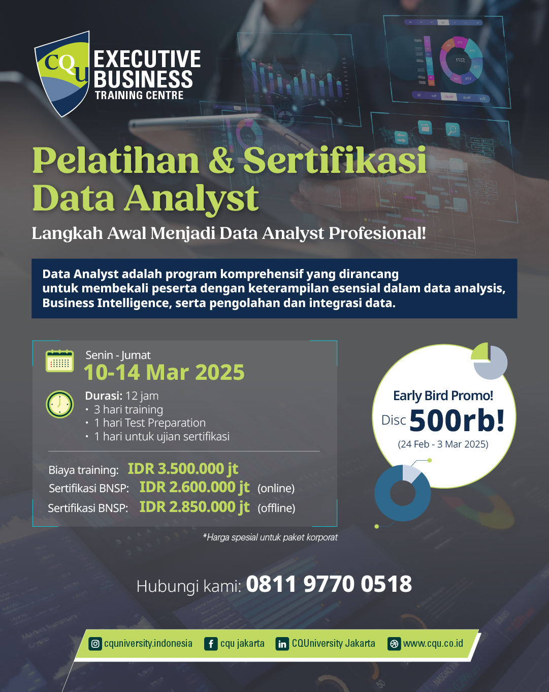 CQU EBTC - Pelatihan dan Sertifikasi BNSP